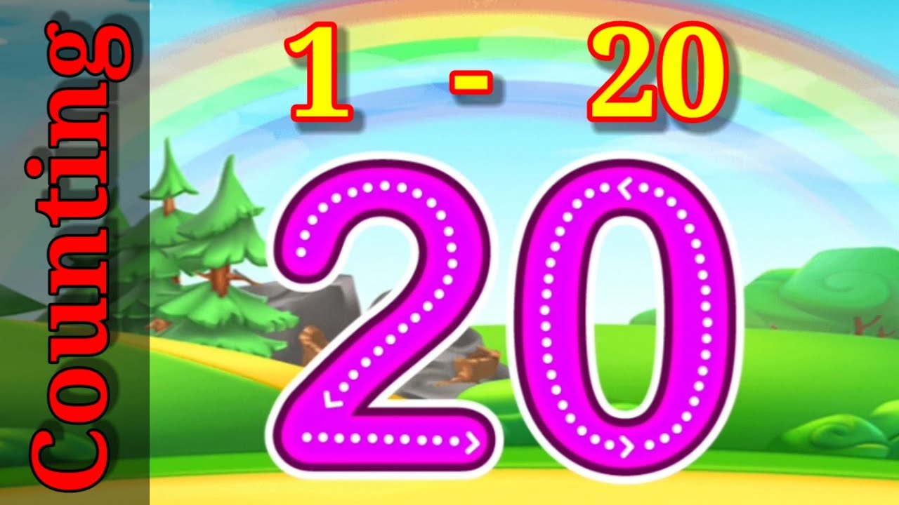 Learn Numbers from 1 to 20 | 123 Number Names | Number Counting 1 to 20 ...