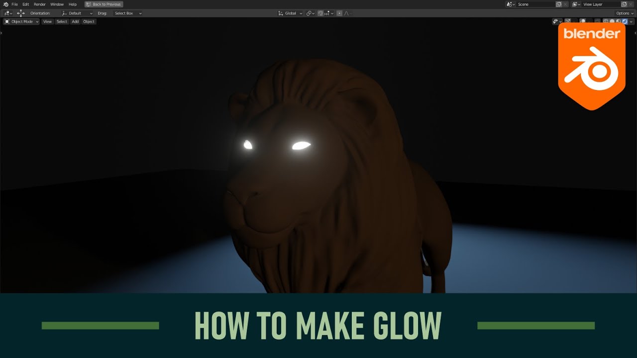 Blender Tutorial: HOW TO MAKE GLOW SHADER IN EYES2.9X - YouTube