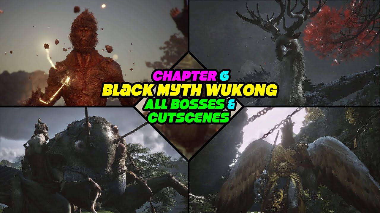 Black Myth Wukong - Chapter 6 (All Bosses & Cutscenes) - YouTube
