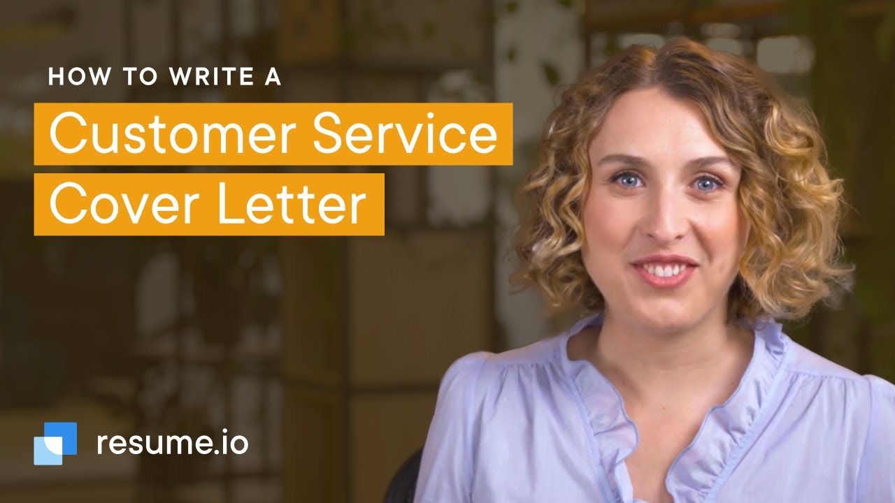 How to write a Customer Service cover letter - YouTube