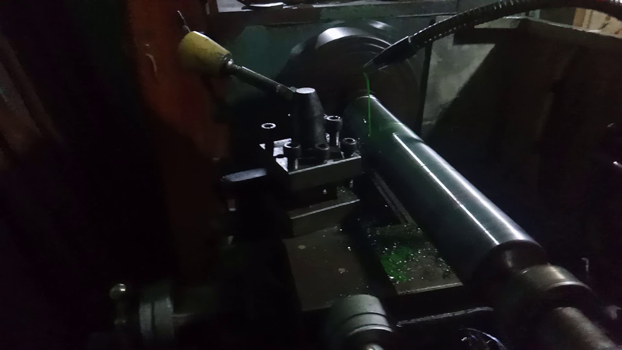 Lathe machine work - YouTube