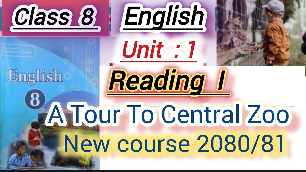 Class 8 English unit 1 exercise - 2081 || class 8 english A Tour to ...