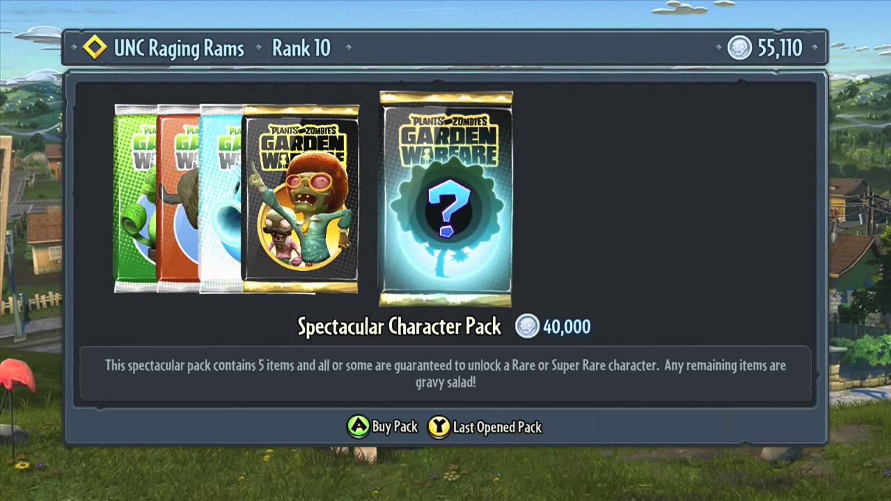 Plants Vs Zombies Garden Warfare Opening a Spectacular Character Pack ...