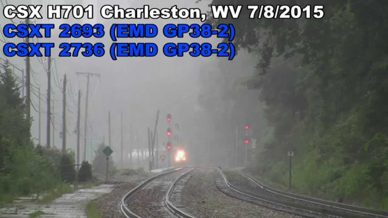 CSX Local Freight with Caboose Charleston, WV [HD] - YouTube