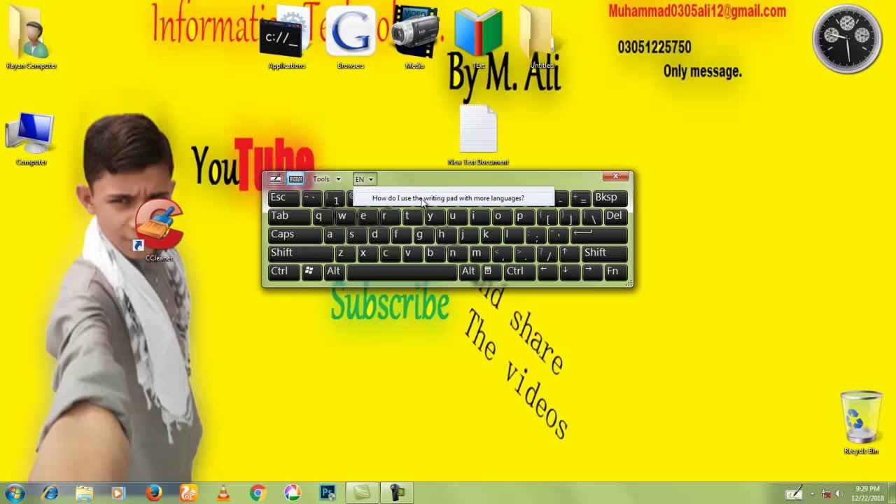 How to Write And Save Urdu In Notepad - YouTube