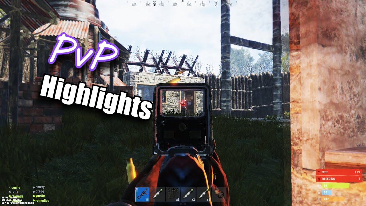 NATIVE HOLO GAMER Rusty Moose PvP Highlights | Rust - YouTube