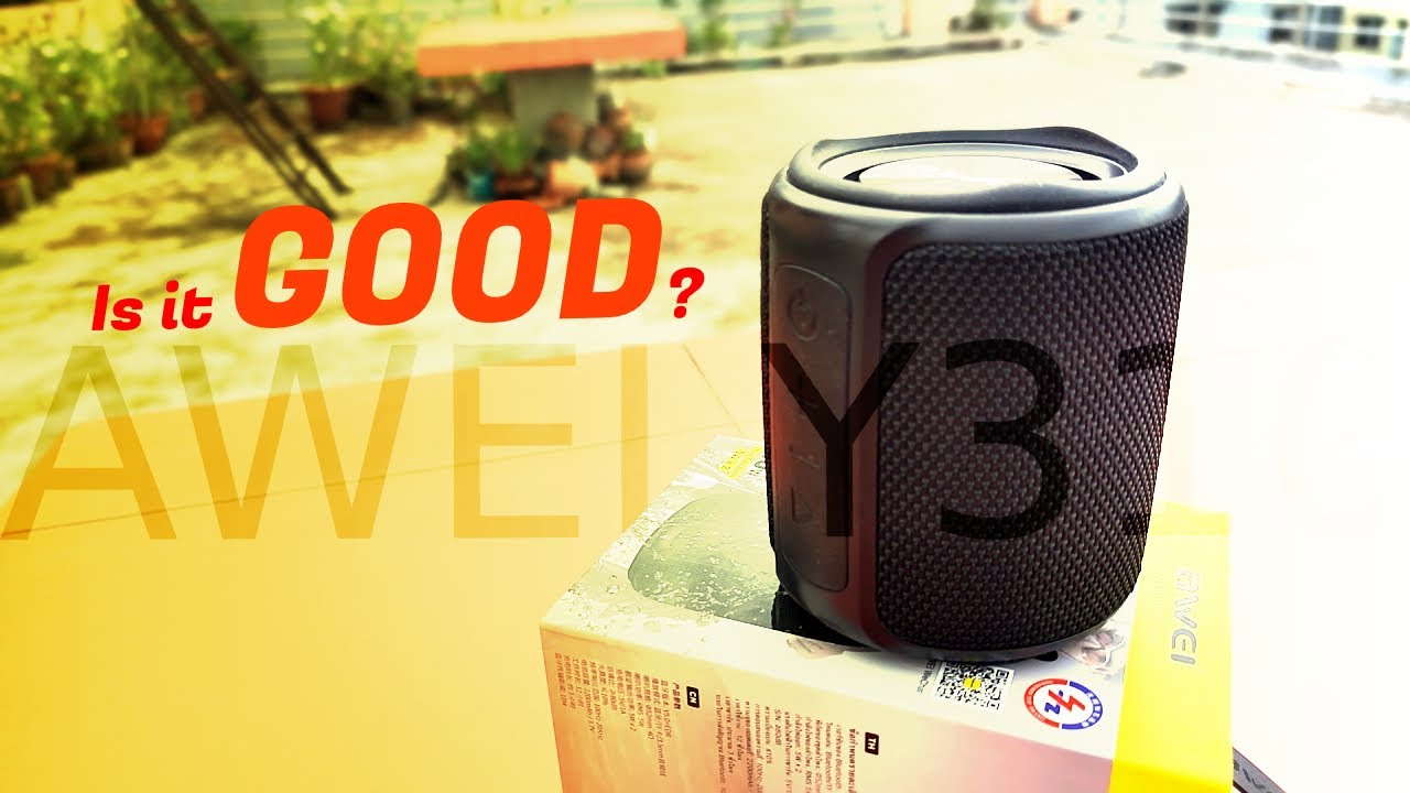 Awei Y310 TWS Wireless Budget Bluetooth Speaker IPX6 || Is It Good ...