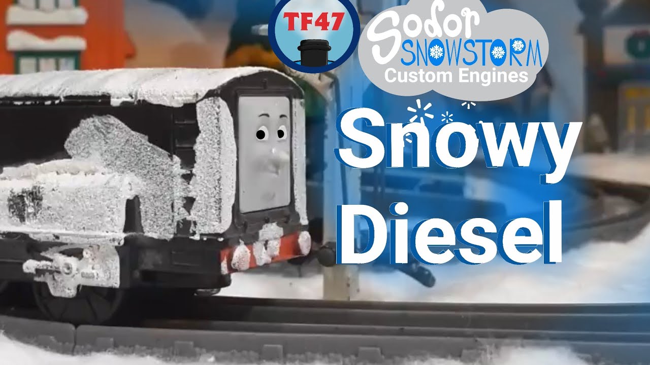 Trackmaster Snowy Diesel Custom!! | Sodor Snow Storm Season 2!! | TF47 ...