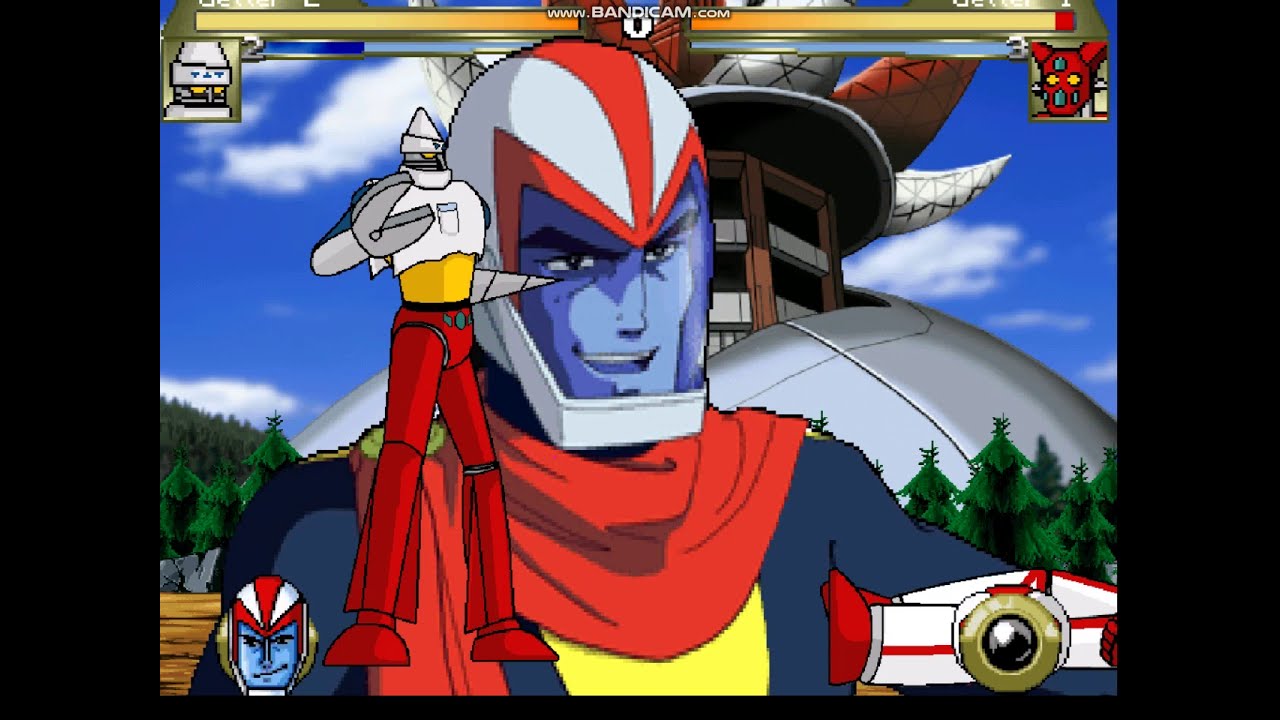 Getter 2 vs Getter Robot 1 - getter 2 mugen test - YouTube