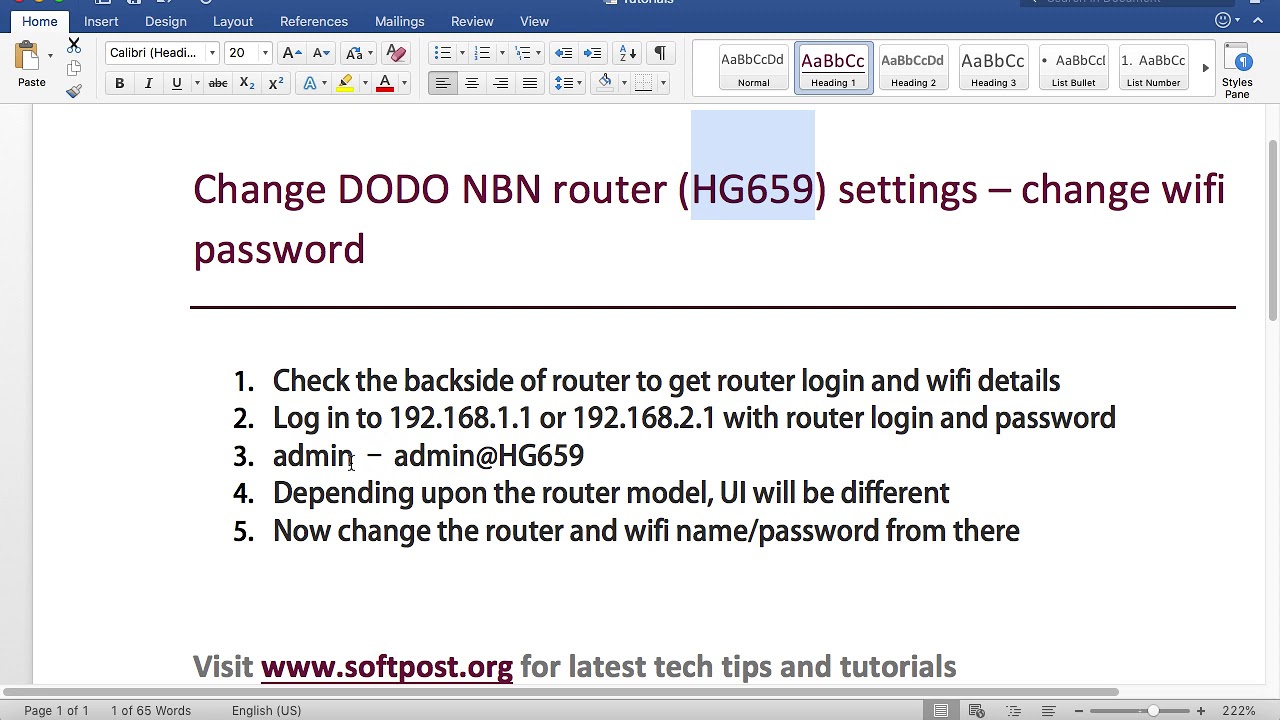 Change DODO NBN Router HG659 Settings Change Wifi Name And Password change-dodo-nbn-router-hg659-settings-change-wifi-name-and-password