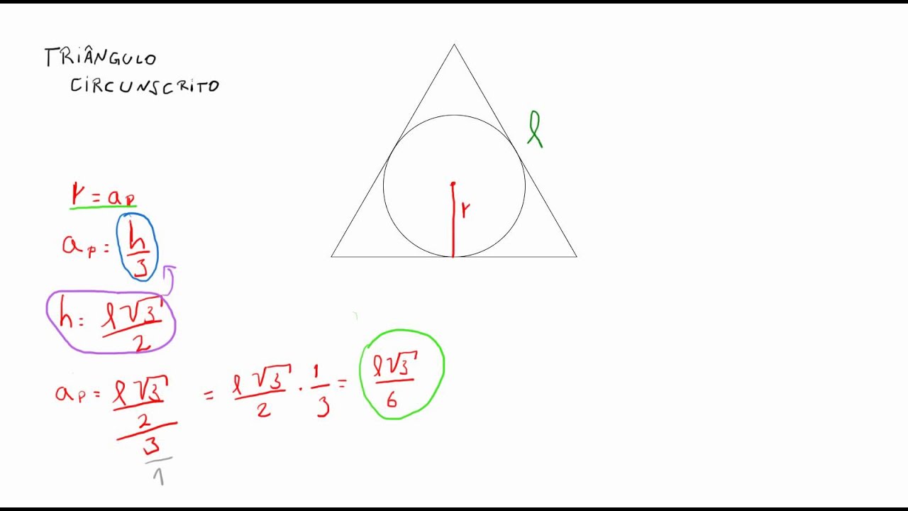Triangulo Circunscrito - YouTube