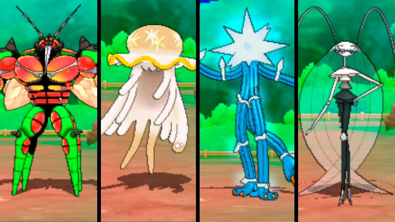 POKÉMON SOL y LUNA - TODOS los ULTRAENTES - YouTube