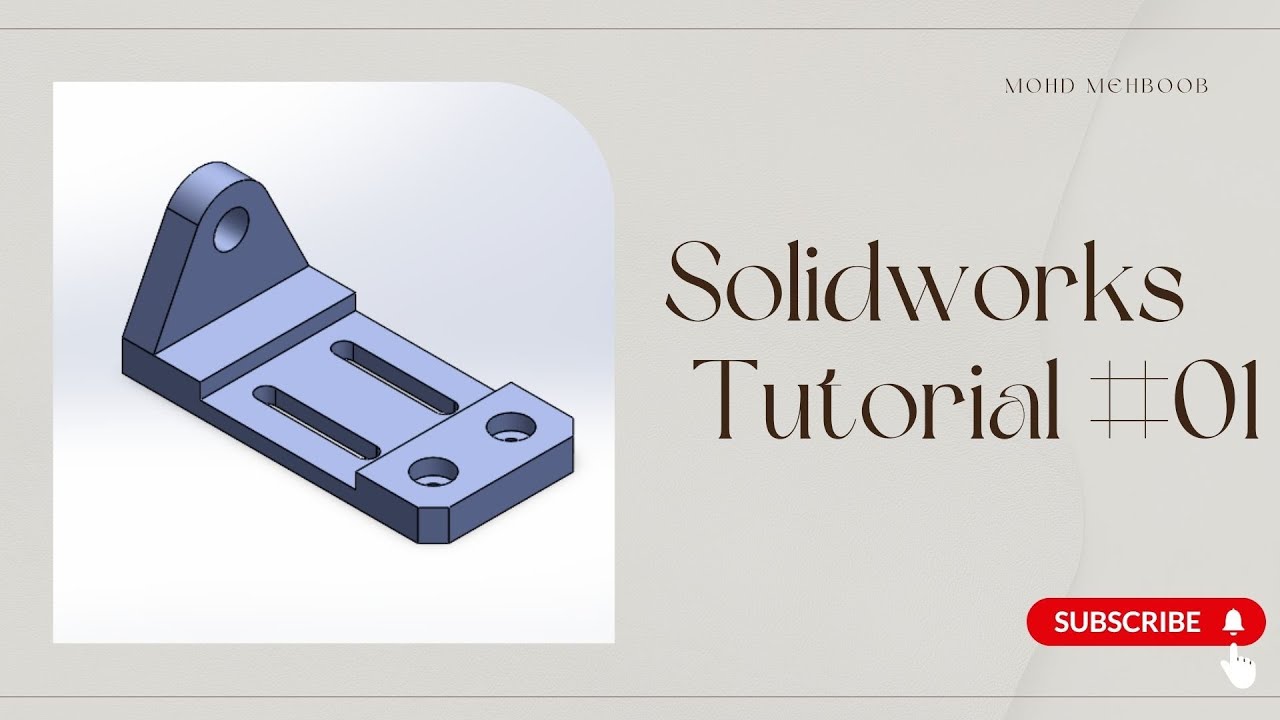 Solidworks Tutorial for Beginners Exercise01 #solidworksdrawing # ...