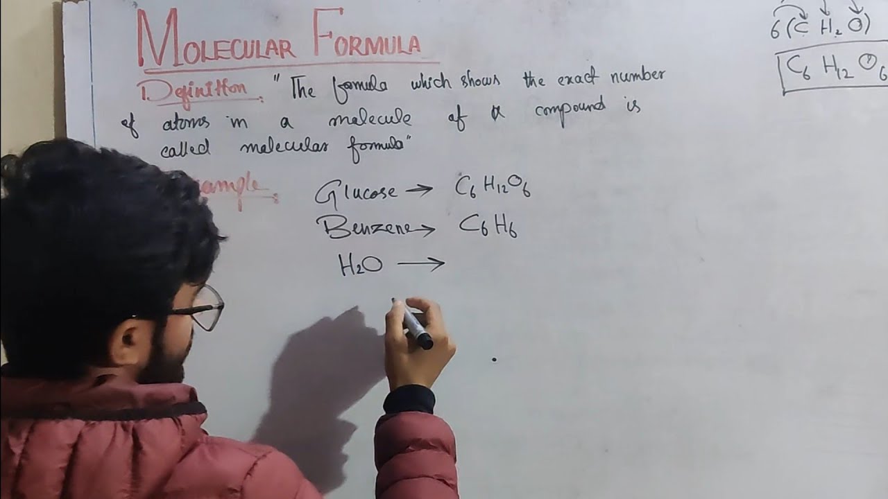 Molecular Formula Concept 11th Class||1st Ch # Basic Concepts||How to ...