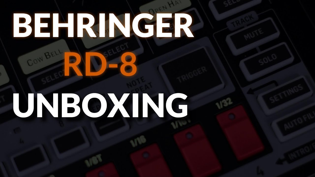 Behringer RD-8 Unboxing - YouTube