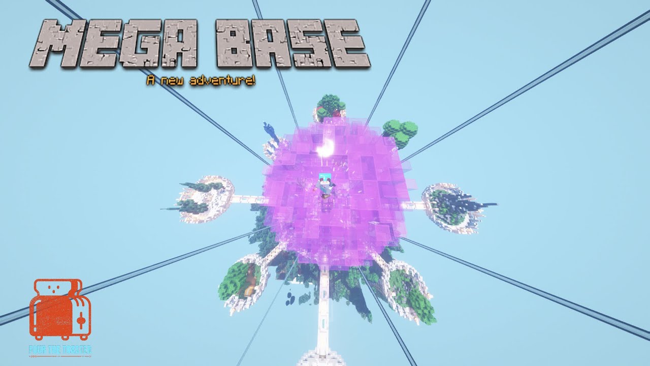 Minecraft Mega Sky Base! - YouTube
