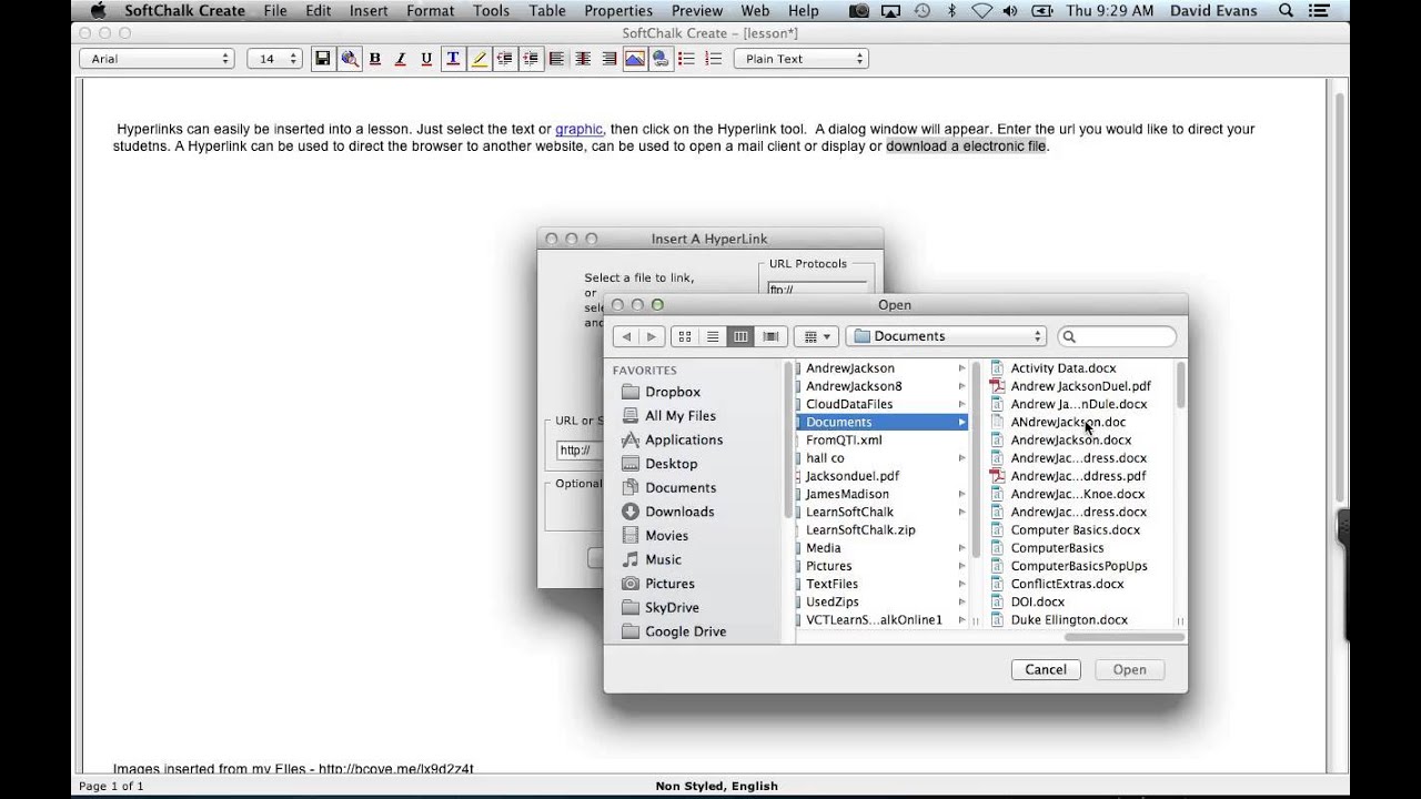 Hyperlink Tool - YouTube
