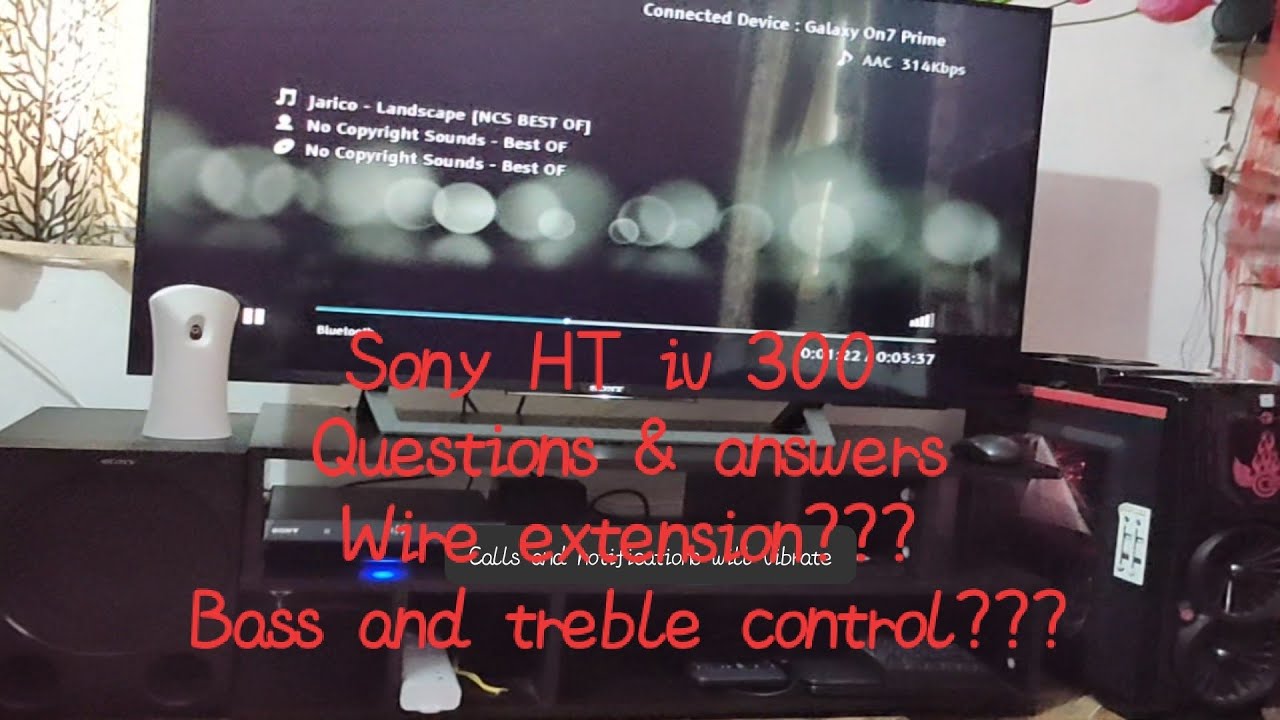 Que and ans regarding SONY HT iv-300 - YouTube