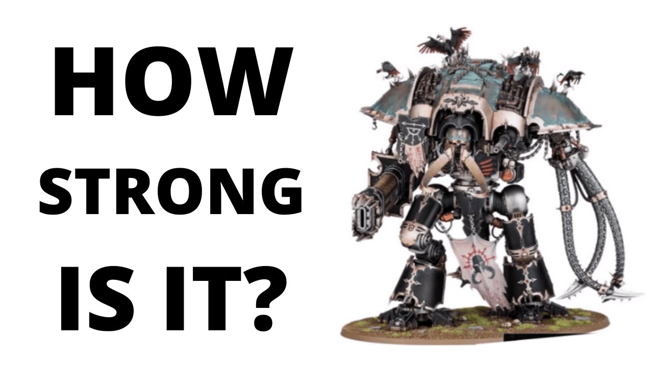 Knight Abominant - Full Rules Review from Codex Chaos Knights - YouTube