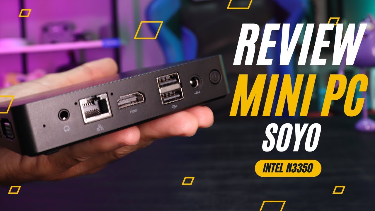Mini Pc soyo Intel N3350 Review completo , computador de mão 🤔 - YouTube