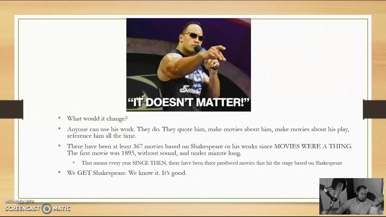 When in Doubt, It's from Shakespeare - Lecture 03 - YouTube