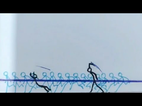 Stickman Fight Flipbook animation 160 pages |andymation| Stopmotion ...