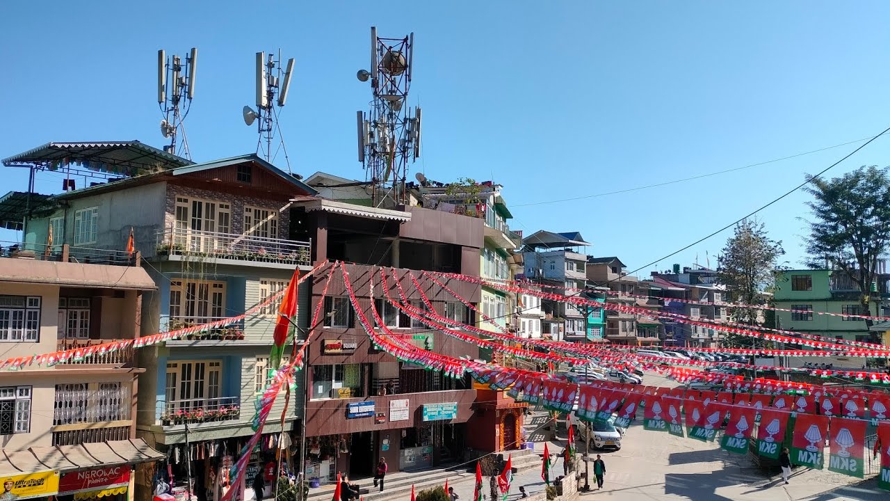 Yangang Bazar South Sikkim ️Bhaleydunga ropeway location - YouTube