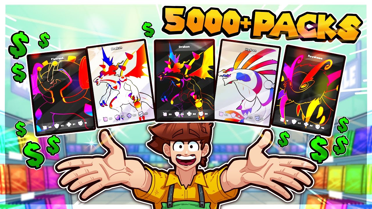 I opened 5000+ packs for the rarest cards - YouTube
