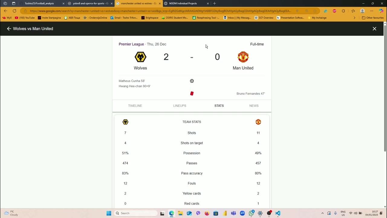 Building an AI_ML Football Analysis system with YOLO, OpenCV, and Python - YouTube
