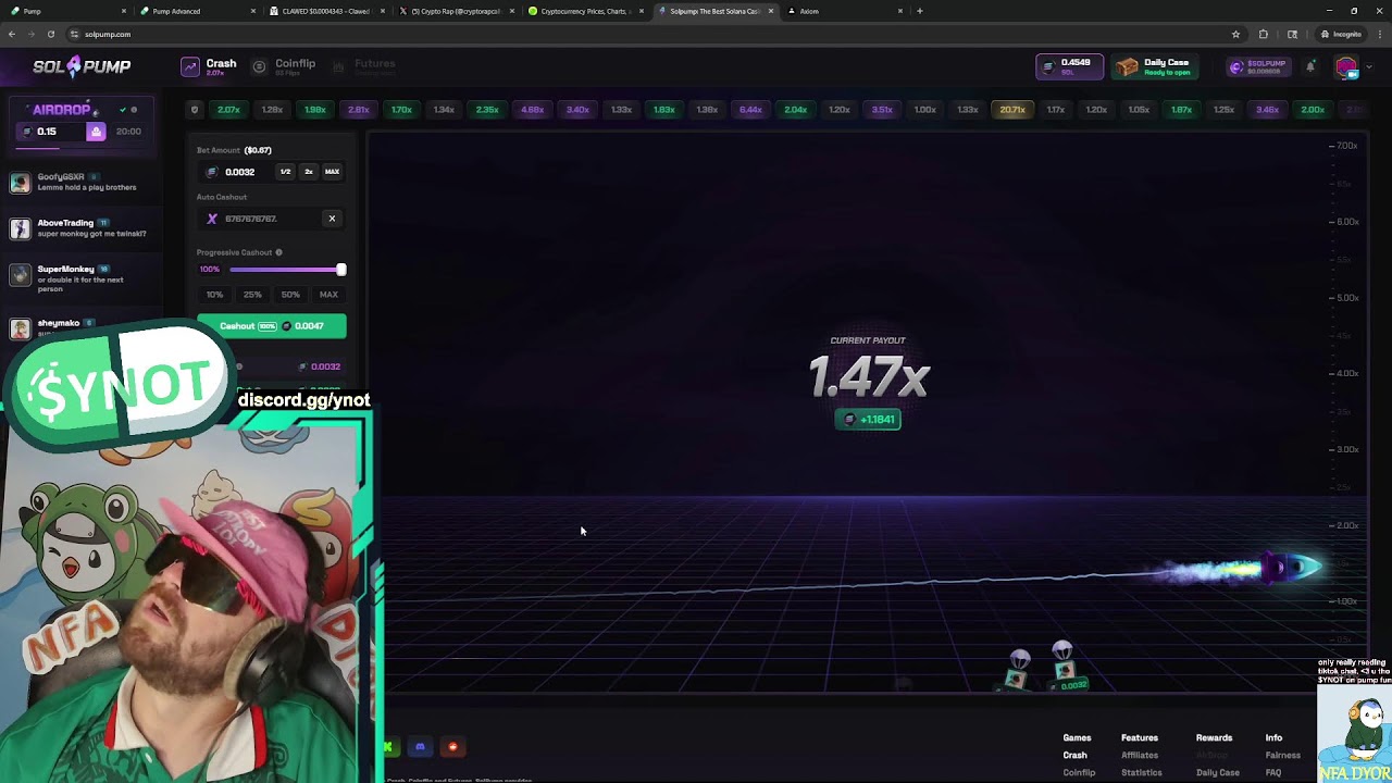 YNOT LIVE ON PUMP FUN - YouTube