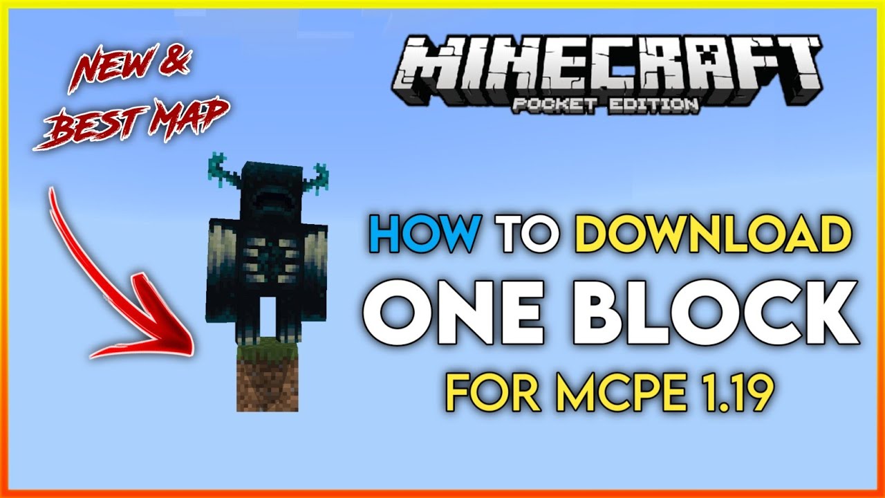 How to Download One Block Map For Minecraft PE 1.19.50 | New and Best ...