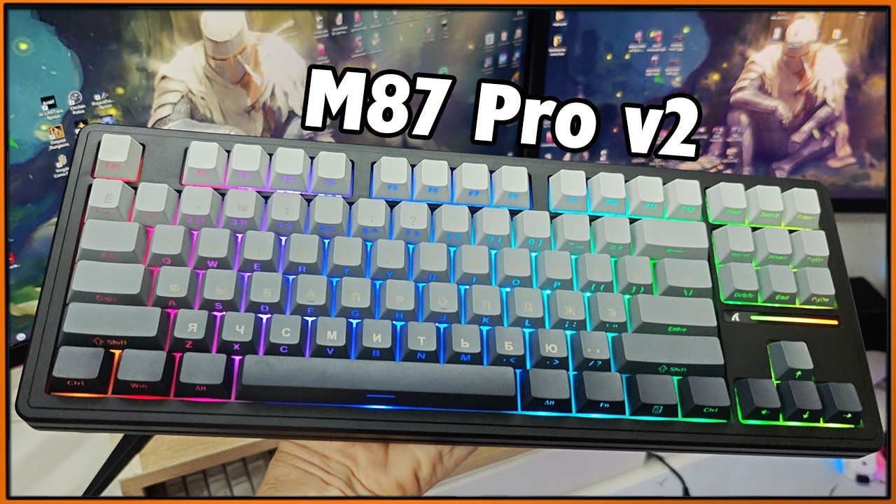 Шикарный тайпинг, хорошая начинка и цена в 3600р - Attack Shark M87 Pro ...