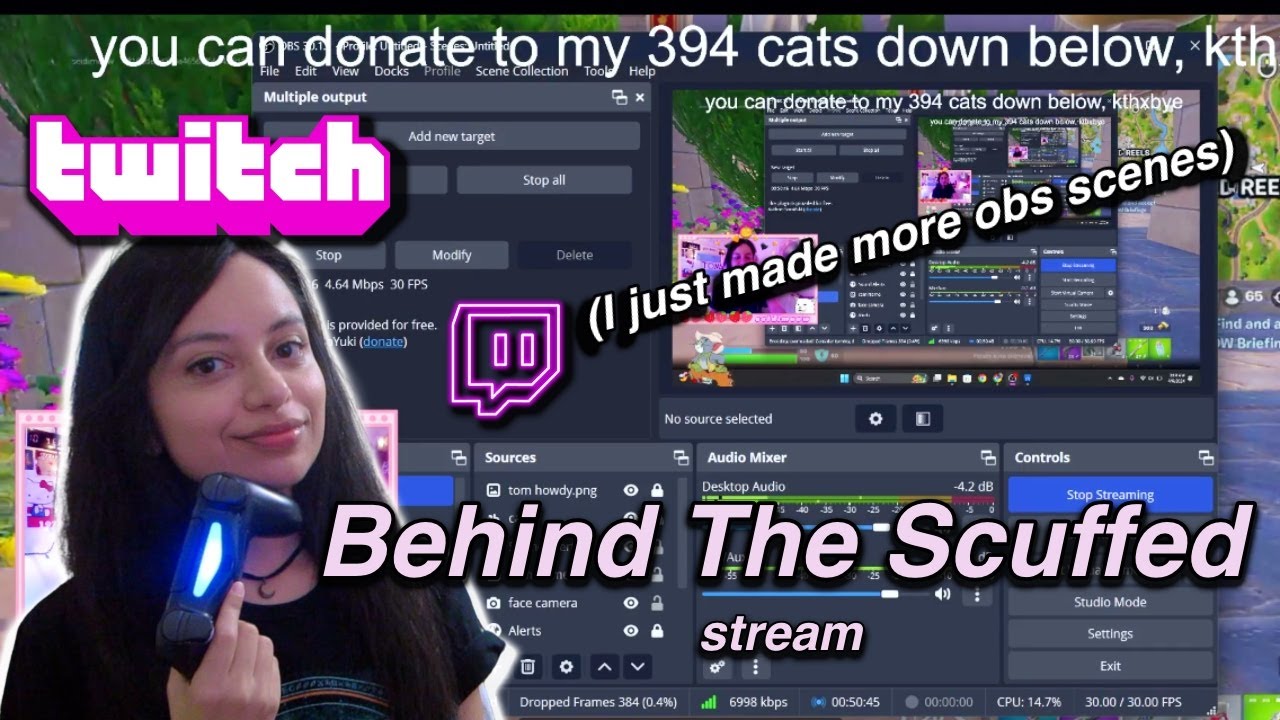 behind the scenes of my high production value stream - YouTube