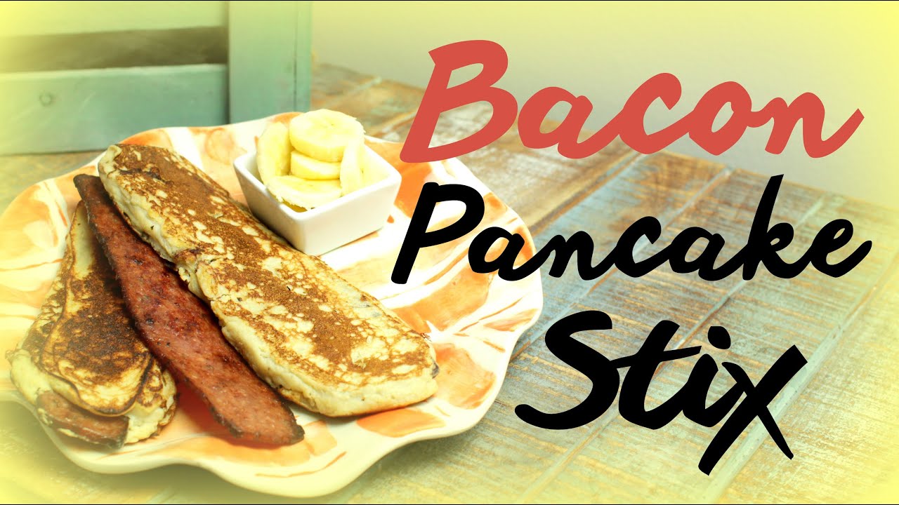 Bacon Pancake Stix (Paleo & Gluten Free) | CHEAP CLEAN EATS - YouTube