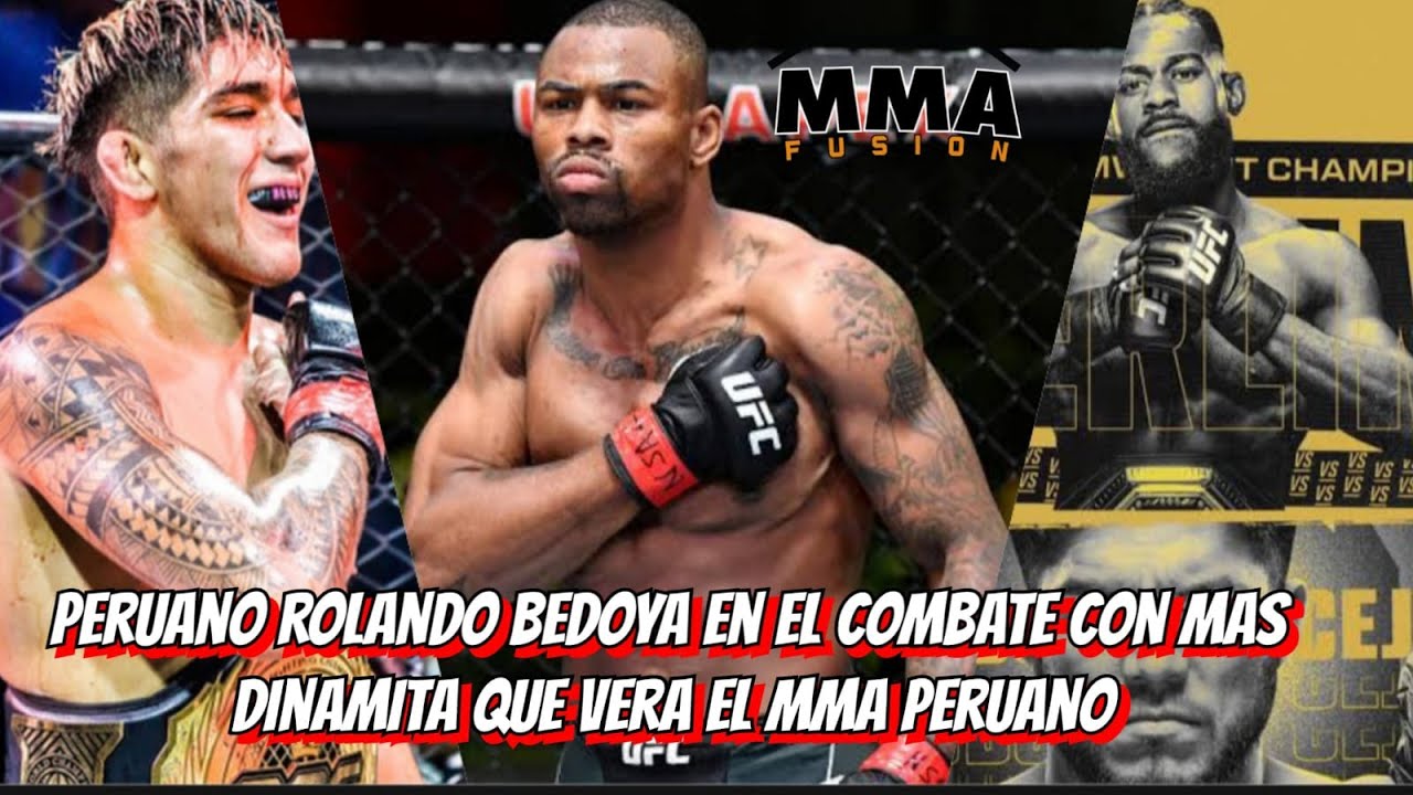 EL PERUANO ROLANDO BEDOYA frente AL FULMINANTE KHAOS WILLIAMS en UFC ...