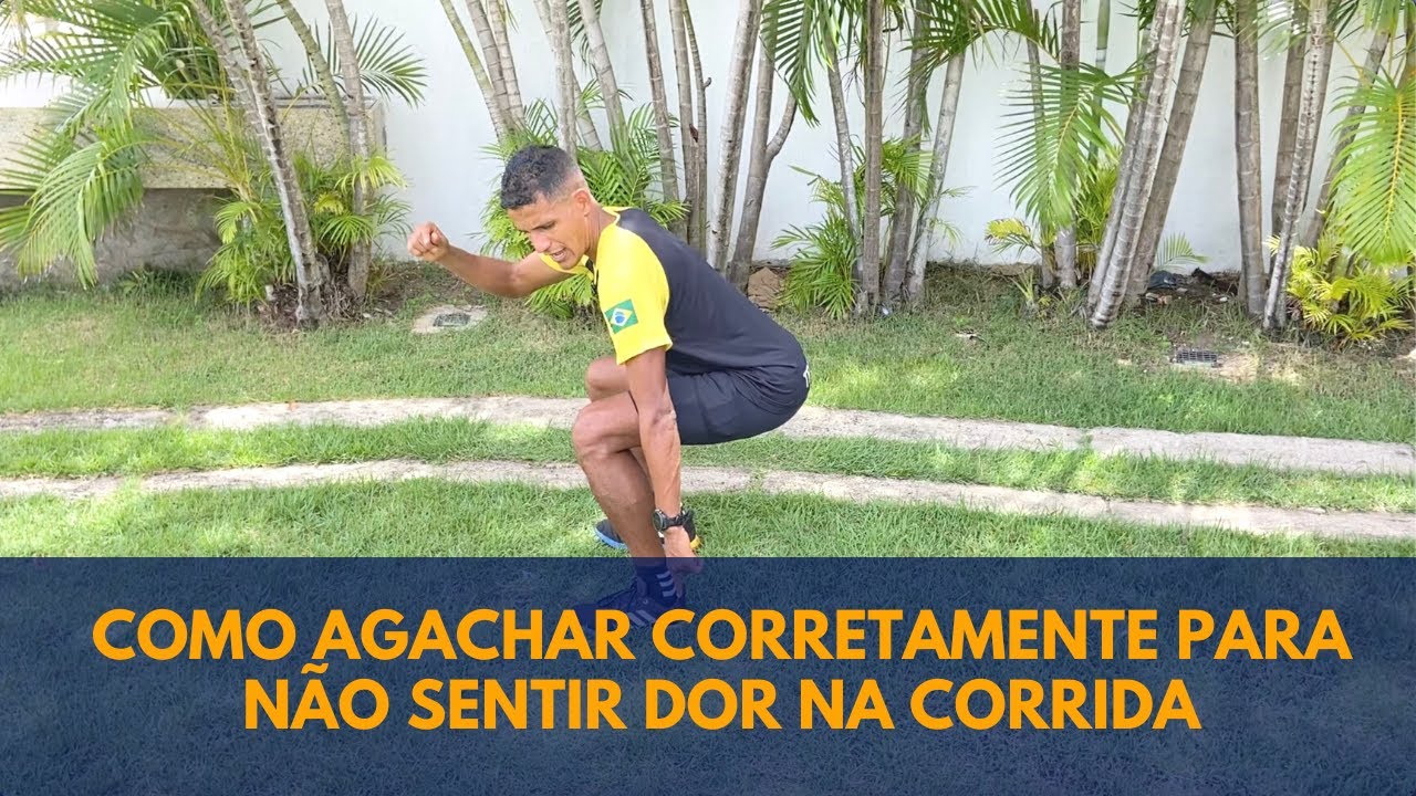 COMO FAZER AGACHAMENTO CORRETAMENTE PARA CORRIDA - YouTube