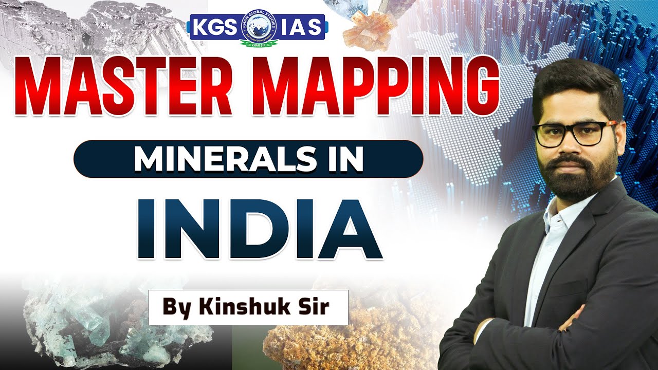 Master Mapping || Minerals in India || Mapping By Kinshuk Sir - YouTube