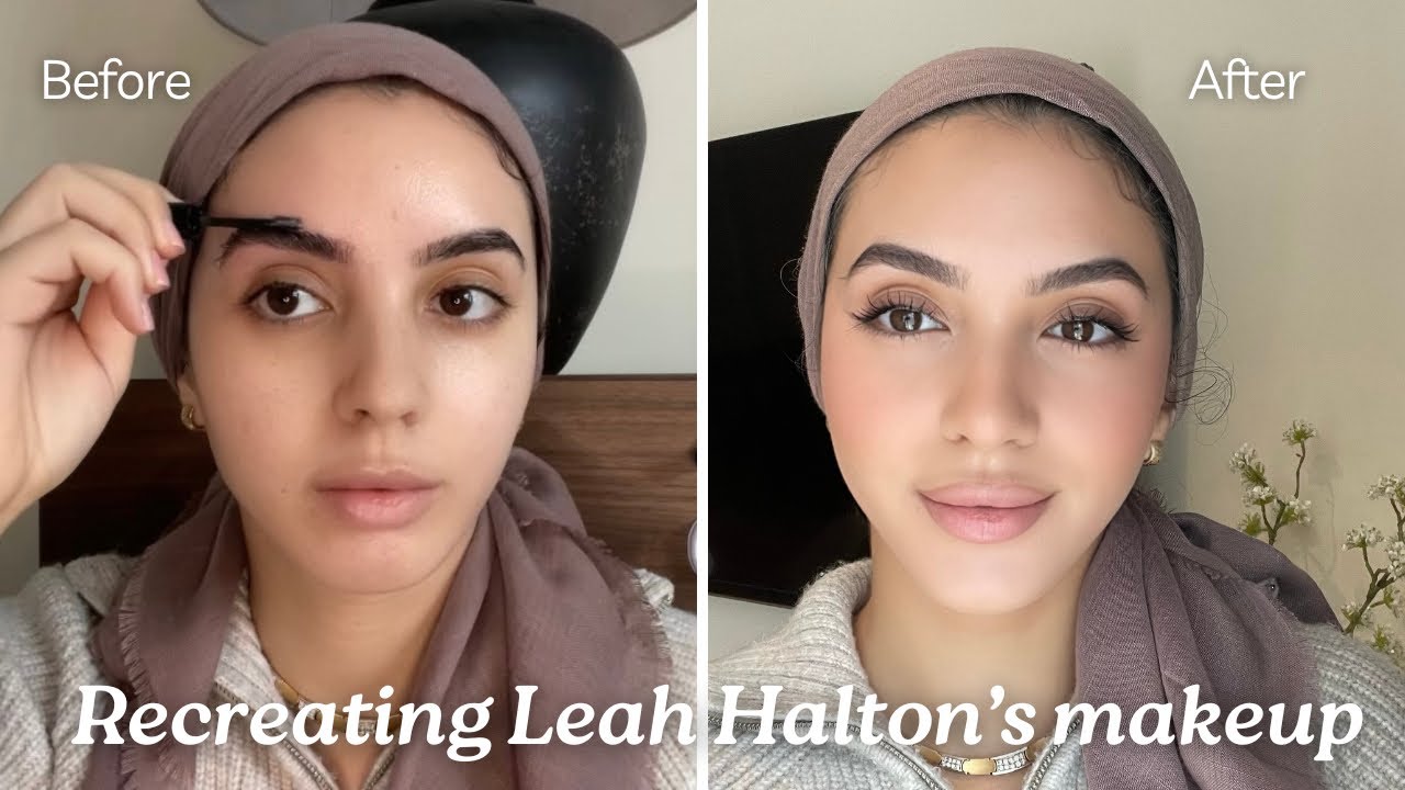 Recreating Leah Halton’s iconic makeup tutorial - YouTube