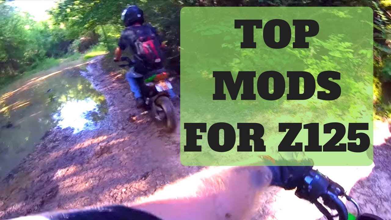Z125 OFF ROAD + TOP MOD RECOMMENDATIONS - YouTube