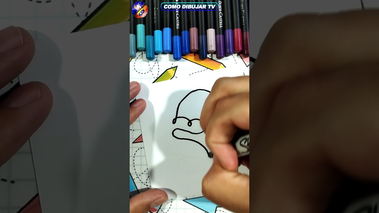 Homer Simpson line art dibujo 💚 sigue! #shorts #dibujo - YouTube