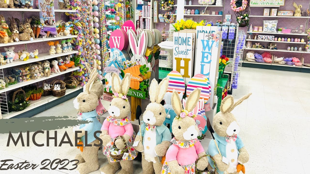 MICHAELS| 💕BROWSE WITH ME EASTER 🐣| WHATS NEW AT MY STORE??🐇💜💗💛💚 # ...