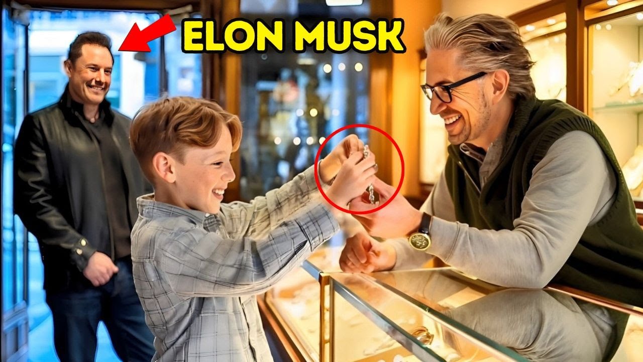 Young Boy Buys Gift for Mom, Then Elon Musk Walks In and Changes ...