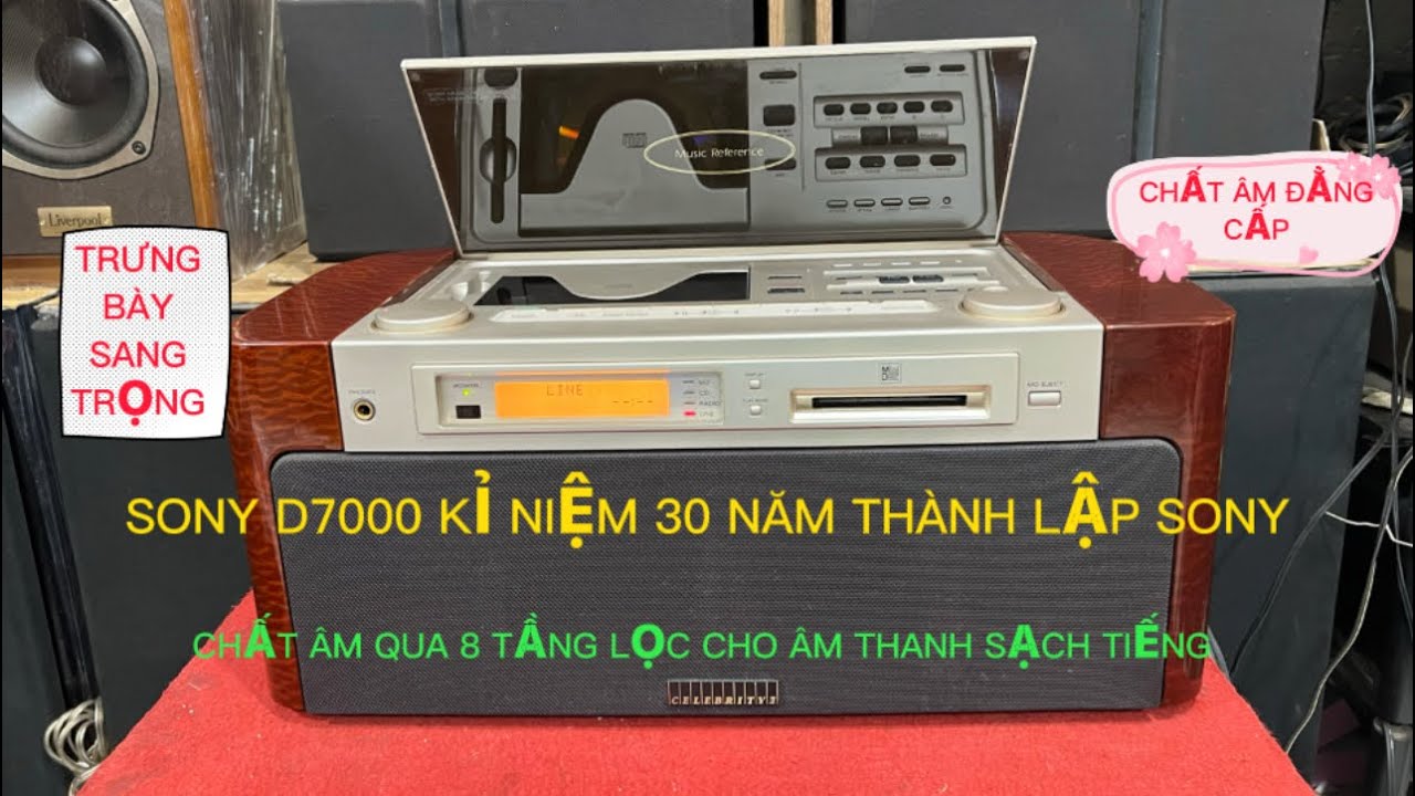 (ĐÃ BÁN)MÁY SONY D7000 KỈ NIỆM 30 NĂM SONY NGHE HAY BÀY ĐẸP/GIÁ:6TR/ĐT ...