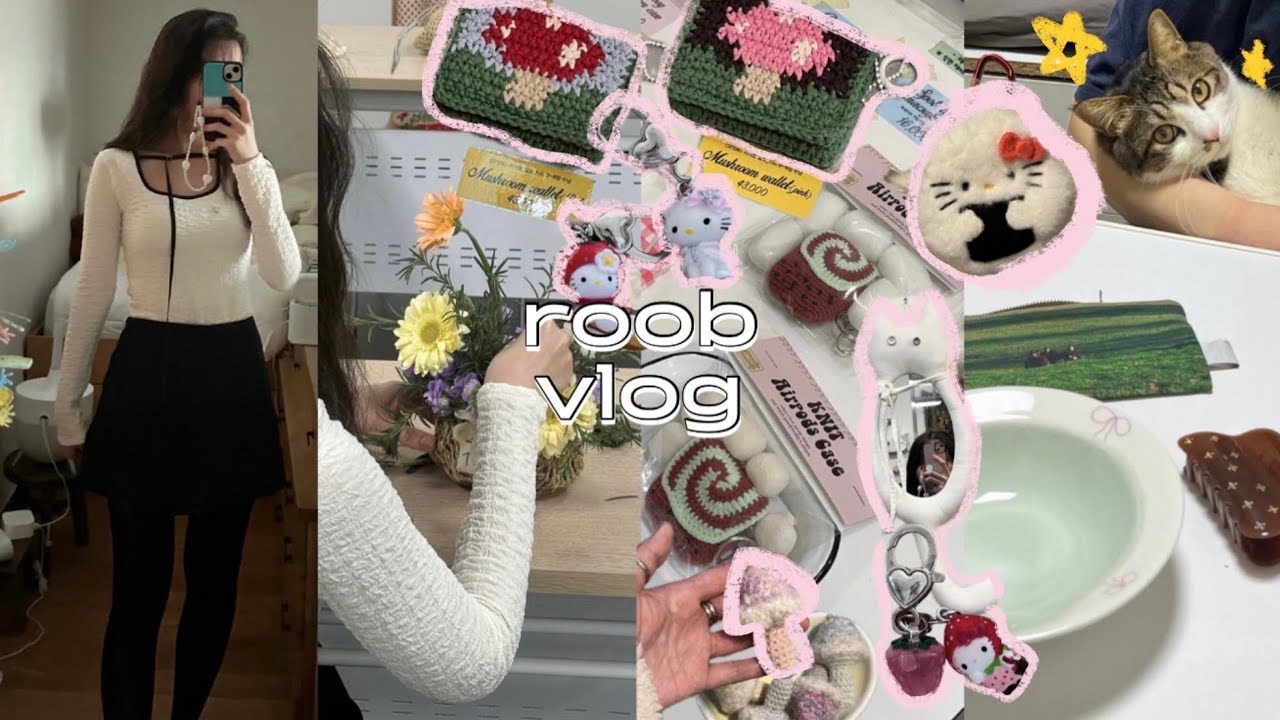 Vlog 일상 브이로그 •수원 행궁동 소품샵 투어˚₊·—̳͟͞͞♡최애 소품샵 등극•인생 부츠컷 추천👖•쫌쫌따리 언박싱ෆ•인스턴트펑크보카바카루에브르아비에무아아우로