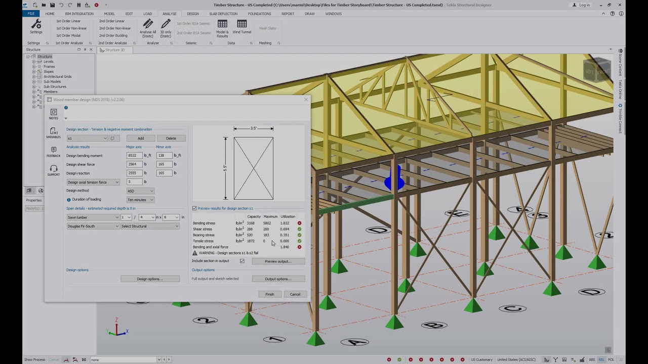 Automatic Timber Member Design for Sustainable Wooden Structures [USA ...