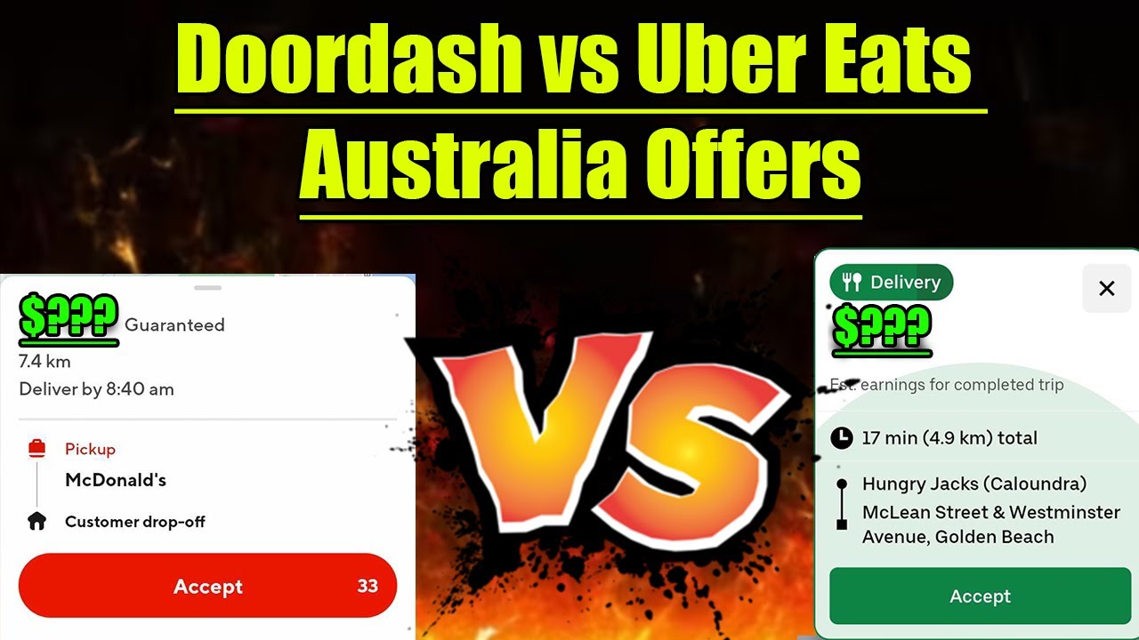 Sunday Morning Doordash vs Uber Eats Australia - Lets Compare Offers - YouTube