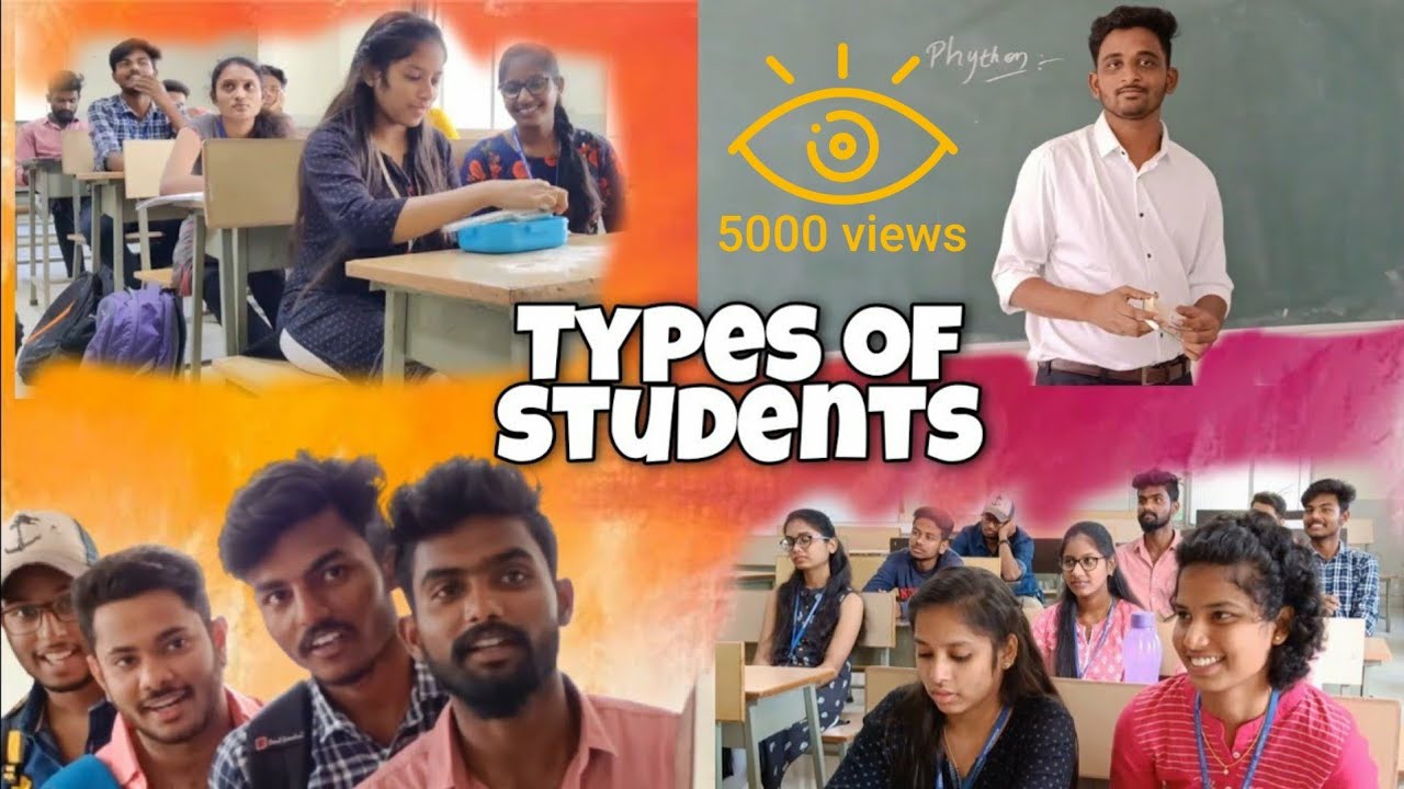 TYPES OF STUDENTS IN CLASS || BTECH LIFESTYLE || MREC - YouTube