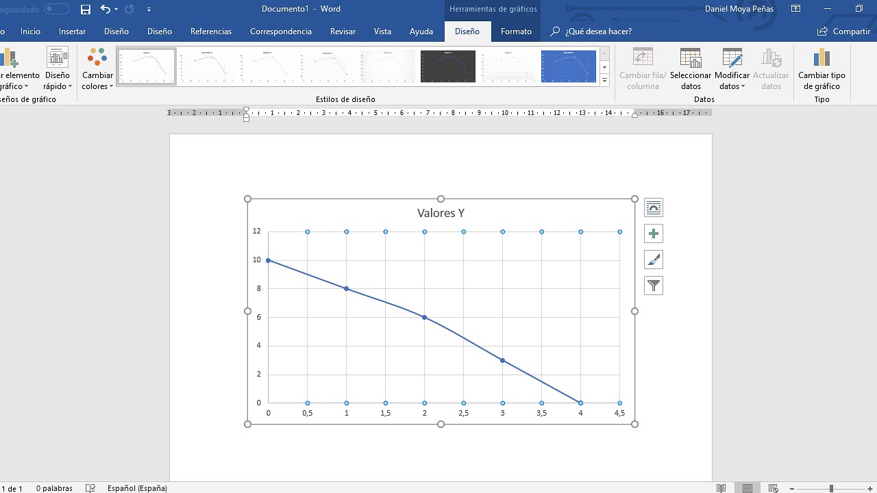 Como Hacer Una Grafica De Lineas En Word Actualizado