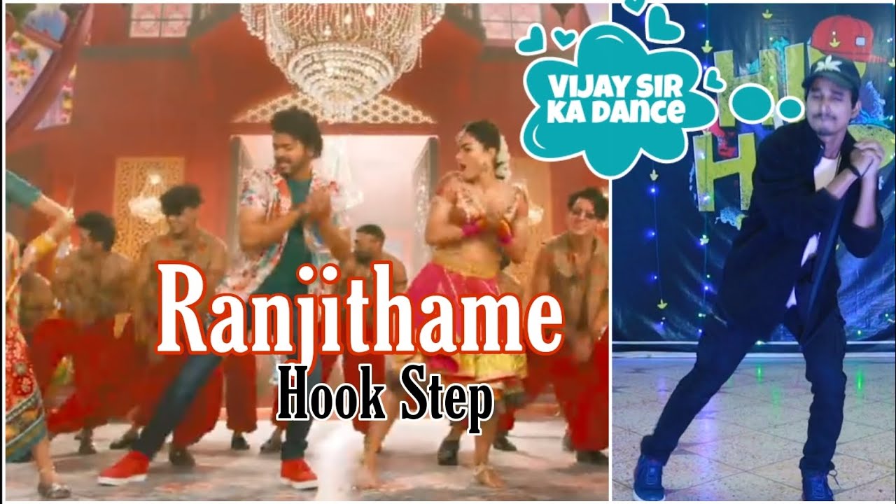 Ranjithame (Hook steps) | Dance Tutorial | Thalapathy Vijay | Rashmika ...