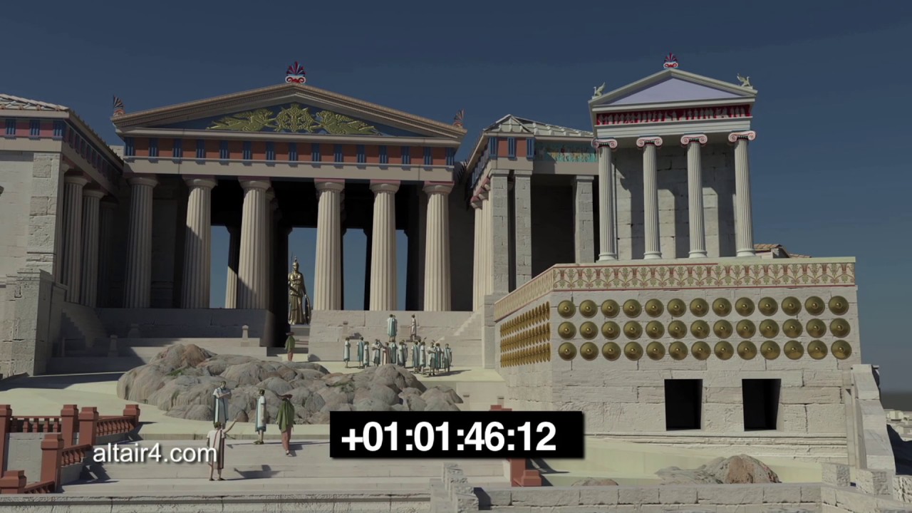 Greek Acropolis in the Mediterranean - YouTube